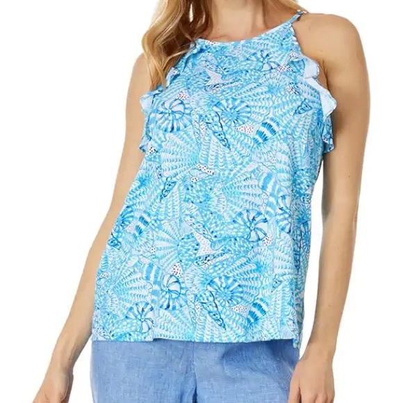 Lilly Pulitzer | Tops | New Lilly Pulitzer Billie Halter Top | Poshmark